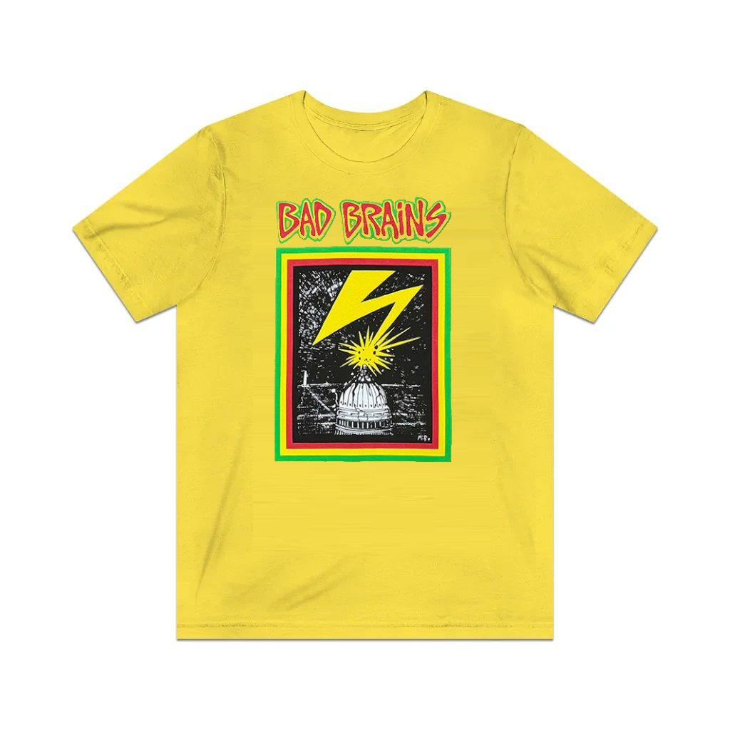 Bad Brains Album Capitol Yellow Tee – Counter Culture Collaboration